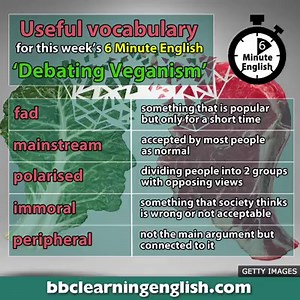 How can you change someone's #opinion? Rob and Dan find out about persuasion in this 6 Minute English: Debating #veganism Here's some useful #vocabulary and its #pronunciation Learn the technique and listen to the full programme here: https://bbc.in/2F4SiiR #bbclearningenglish | BBC Learning English