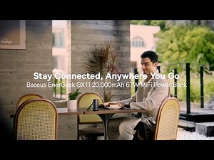 World’s First MiFi + 20,000mAh Power Bank | Baseus EnerGeek GX11