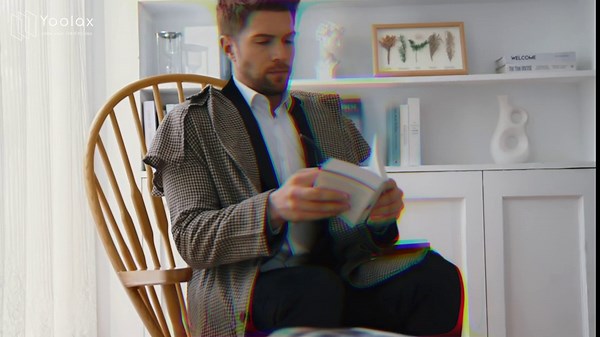 Yoolax Custom XL Smart Sliding Door Blinds, Motorized Sliding Panel Blinds Compatible with Alexa, Light Filtering Vertical Blinds for Glass Doors, Patio Doors, Closet Doors, Half Shading Starry White