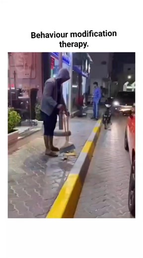 sarcas | The X post features a 18-second video of a street sweeper in an urban Middle Eastern setting who, upon finding littered trash, humorously... | Instagram