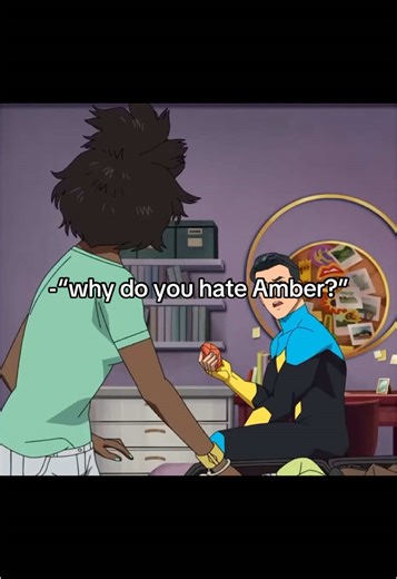 Conflict Between Mark Grayson and Amber in Invincible