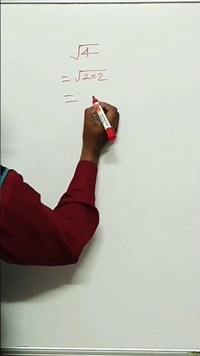 How to find of square root of 4 ?