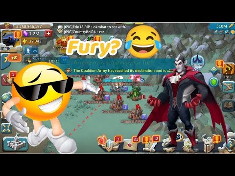 Kvk Part-4 Fury Targets Smash Double Rallies || Lords Mobile