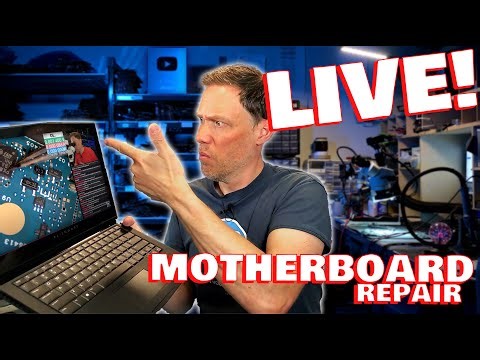 LIVE Laptop Motherboard Repair- Is That Even Possible?