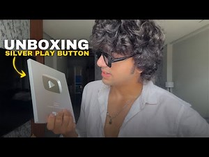 Unboxing My YouTube Silver Play Button 😍 | 100K Milestone