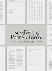 Novel Writing Digital Planner for Author Planner Plot a Novel Writer Gift Printable How to Write Workbook Creative Planner Writing Journal - Etsy