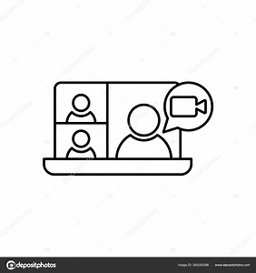 Video Call Icon Logo Vector Illustration Video Call Icon Design
