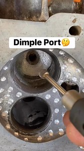 Dimple Port #mechanic #BossArnel #fbreelsfypシ゚viralシ #fbreels #viralreelschallenge #diy #dimpleport #porting | Boss Arnel