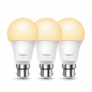 Smart Bulb B22 Dimmable Soft Warm White, Tapo L510B 3-Pack