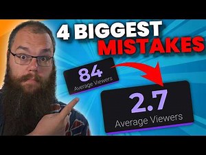 The 4 BIGGEST Mistakes that STOP New Streamers from Growing!
