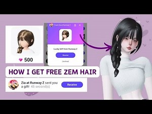 Zepeto Tutorial: How I Get Free Zem Hair
