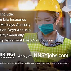 7.3K views · 67 reactions | Are you a recent college graduate looking for a rewarding engineering career with generous benefits? We’re hiring! | Norfolk Naval Shipyard (NNSY) | Facebook