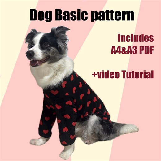 Basic Dog T-shirt Sewing Pattern PDF, Beginner Friendly, Sizes S~3XL - Etsy