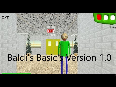 Baldi's Basic's Version 1.0 vs Baldi random games