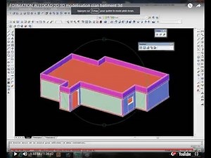 FORMATION AUTOCAD 2D - 3D modelisation plan batiment 3d - ejjami hassan - centre CAFP - CASA