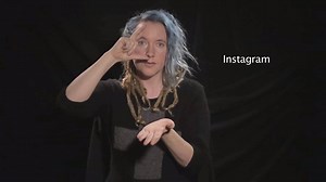 With the advent of technology, signs have arisen to help us talk about computers, internet and social media. Some of these signs, such as Glide, Instagram and Skype, are newer, so there has been less standardisation across Australia. You may well encounter other signs for the same word, or you may need to fingerspell a word the first time you use its sign, to ensure the person you are speaking with understands you. * computer * internet * text message (2 signs) * facebook * instagram * iPhone * 