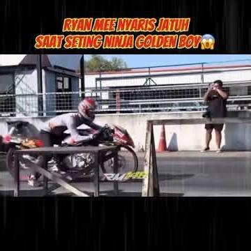 ryan mee seting hampir jatuh ‼️ ryanmee x golden boy #teknotunner #shorts