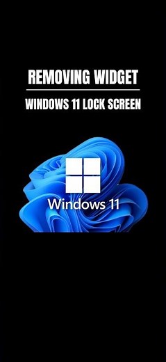 Removing Windows 11 Lock Screen Widget - The Easy Way!