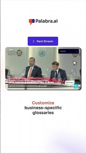 Translate your streams and broadcasts w/ Palabra.ai