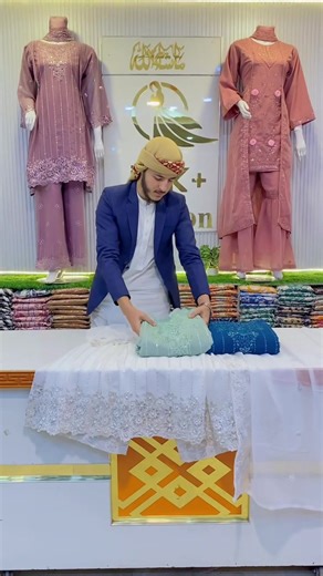 Shop the Latest 3PC Chafoon Short Frock for Just $4000