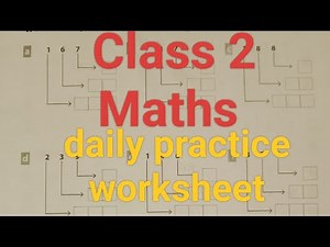 Class 2 Maths Worksheet /2nd Standard Mathematics / Topic -Place value,Comparing Number