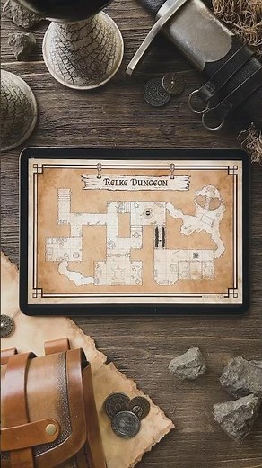The Dungeon Map Builder - Easily Create Maps for Your RPG Campaign #rpg #dnd #maps