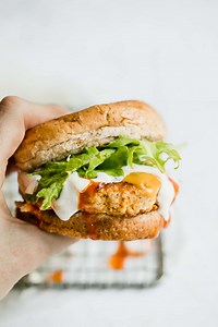 Buffalo Chicken Burgers.