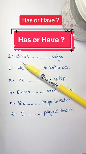 Has or Have: Understanding the Difference