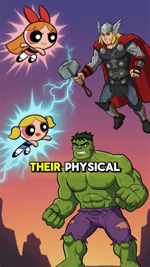 56K views · 1.3K reactions | How powerful would they be? #marvel #mcu #avengers #marvelcomics #powerpuffsgirls | Comic Fanatic | Facebook