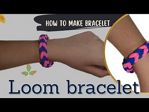How to make Loom Bracelet with your fingers EASY TUTORIAL Friendship Bracelet_ DIY