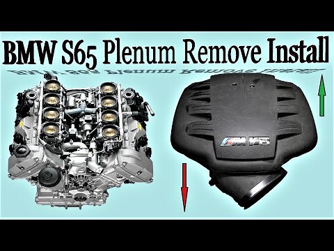 How to remove and install Plenum on BMW M3 S65 Engine e90-e93