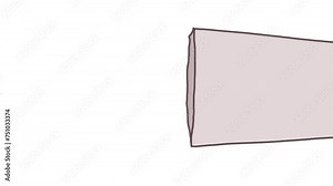 Animation of a rotating geometric shape that stretches outside the frame.