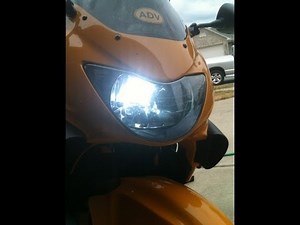 How to install an HID headlight in a CBR 600 F4