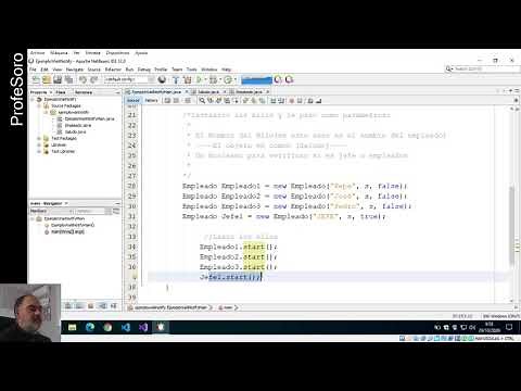 Sincronización de hilos con "wait()" y "notifyAll()"