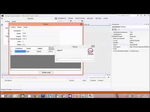 Como crear base de datos con Visual Studio. Descargar proyecto gratis