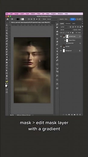 Motion Blur Portrait – easy & fast tutorial effect in photoshop