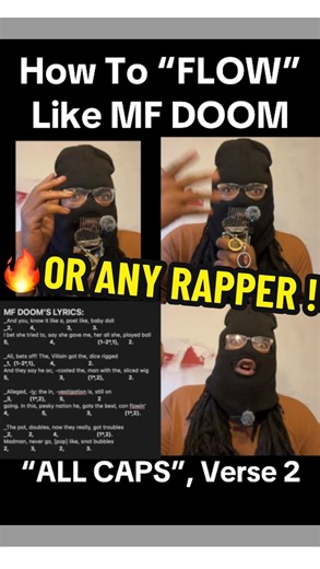 4 beats per bar, marked by “/“ signs. Syllables per Bar: 12,14, 10, 13, 13, 15, 11, 10. #howtorap #rapping #freestyling #rapbars #rapflow | Rapperohm