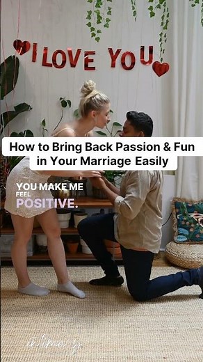 How to bring the passion and fun back into your marriage #intimaterelationship #marriage #married