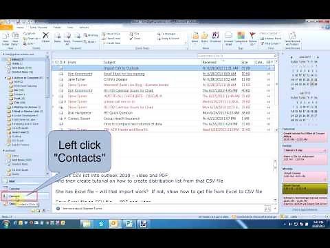 How to Create a New Contact Folder in Outlook (Outlook 2010) - by Turner Time Management