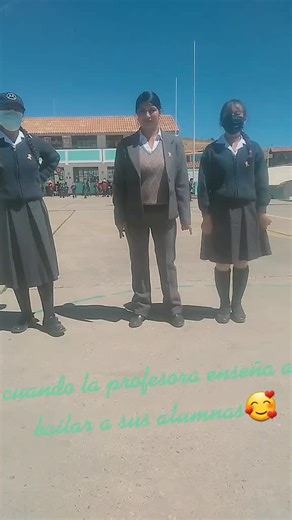 Schoolyard Dance Routine by Students in Uniforms