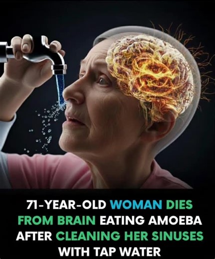 Being Humane on Instagram: "🚨 Important Health Reminder Read and Share 🚨 A recent CDC case report highlights a tragic and rare death in Texas linked to the deadly brain eating amoeba Naegleria fowleri. A healthy 71 year old woman died after using untreated tap water from her RV water system to rinse her sinuses at a campground. She developed severe neurological symptoms just 4 days later and passed away about 8 days after symptoms began from primary amebic meningoencephalitis PAM, a typically 