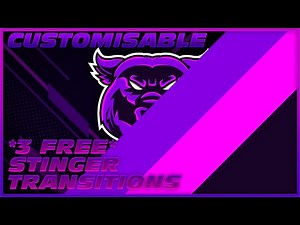 3 Free Logo Stinger Transitions + AEP Templates | FREE After Effects Download