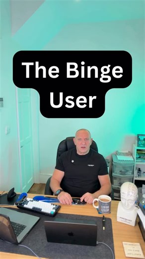 Binge use isn’t about chasing pleasure. It’s about avoiding pain. During a binge, dopamine isn’t delivering reward it’s signalling a prediction error. The brain expects relief. The reality under delivers. So urgency rises. Compulsion increases. Satisfaction drops. As the prefrontal cortex goes offline, insight doesn’t disappear access to it does. Sleep deprivation intensifies the loop. Homeostasis pushes back. Anhedonia sets in. And as pleasure fades, the urge to continue strengthens not because