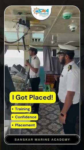 Merchant Navy Training to Placement Journey | Sanskar Marine AcademyI Got Placed!