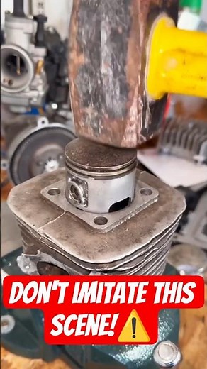 This Is How You DESTROY a Piston in 5 Seconds#mechanic #engineering #shorts