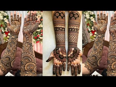 Tried affordable and reuseable mehndi sticker/how to apply mehndi sticker#mehndistencil#viralsticker