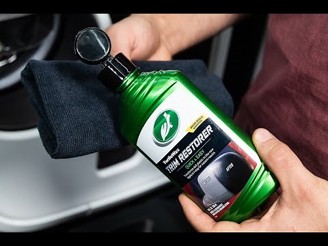 Dull to New | Turtle Wax Trim Restorer
