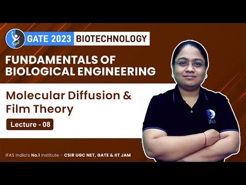 Basic Theory of Mass Transfer and Molecular Diffusion For Gate 2023 || Biotechnology