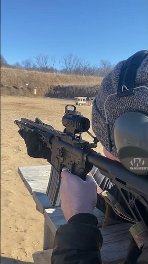 AR with Vortex Prism 5x and a vortex pistol red dot