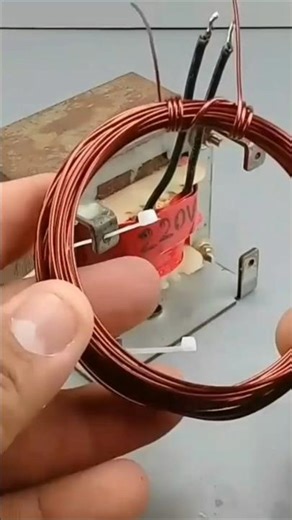 How to make 220v.AC Generator - New experiment for Use at home #shorts